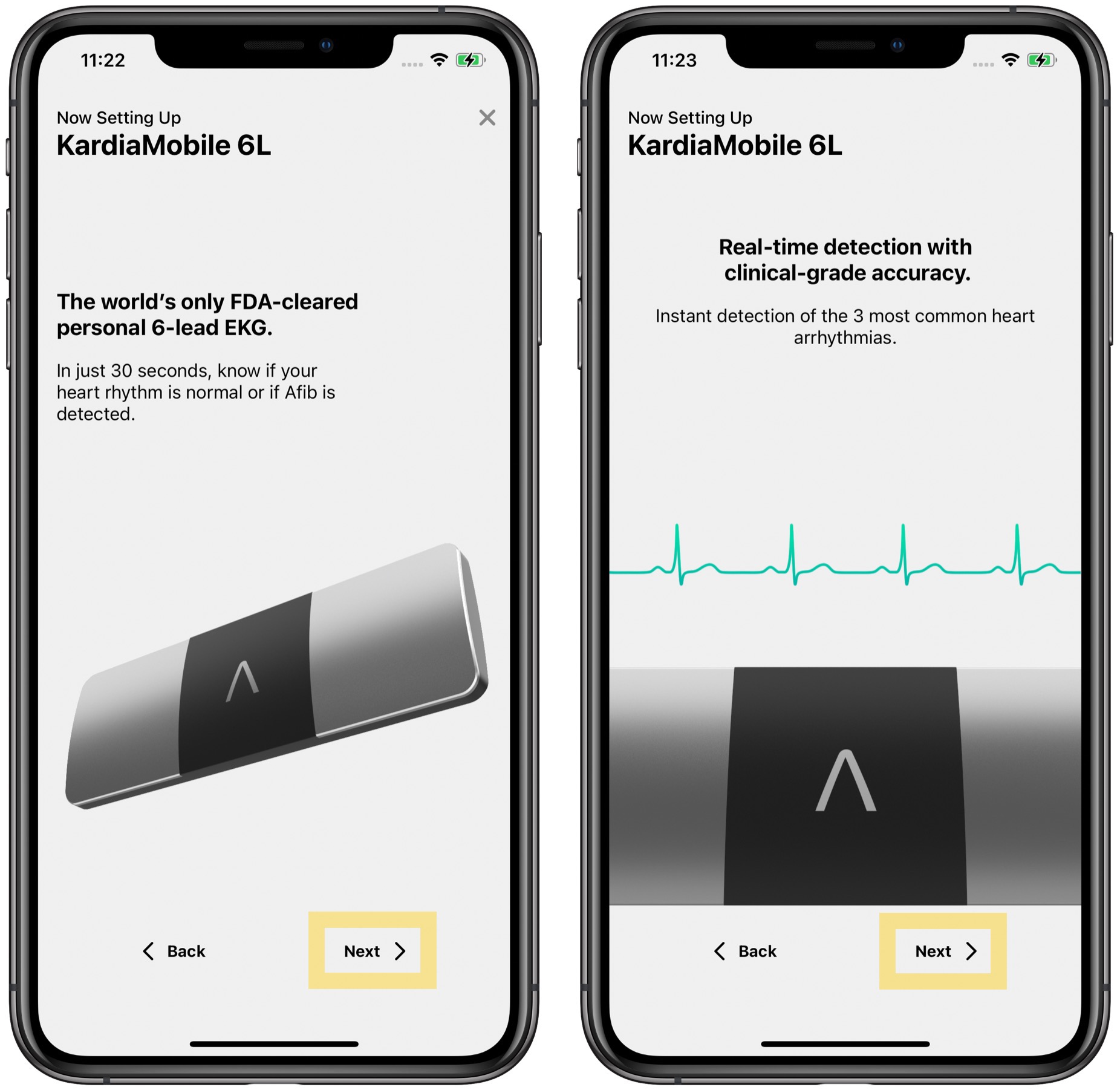 Setting up your KardiaMobile 6L – KardiaPro